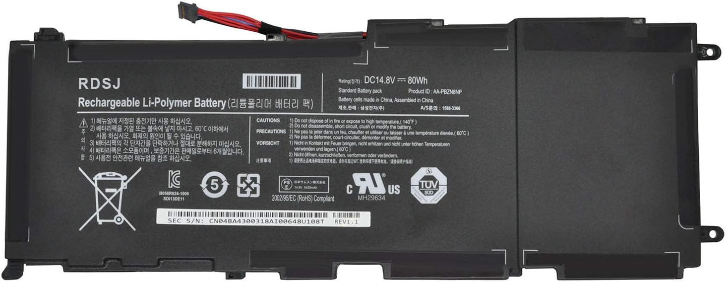 Amazon.com: AA-PBSN4AT Laptop Battery for Samsung Galaxy Book NP750XDA ...