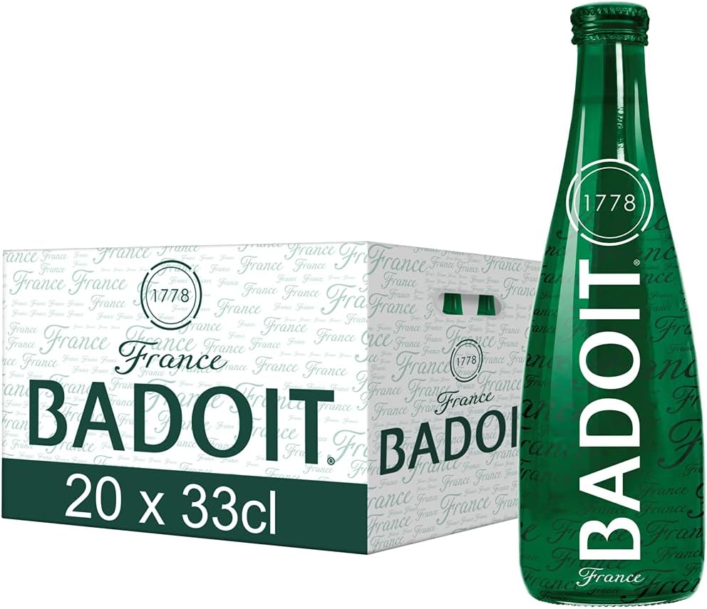Badoit Sparkling Natural Mineral Water, 20 x 330ml Bottles, 20 x 6600 ...
