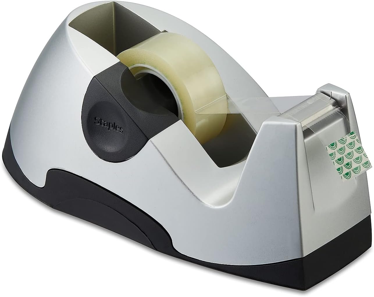 Amazon.com : Staples 649245 Executive Desktop Tape Dispenser Silver ...