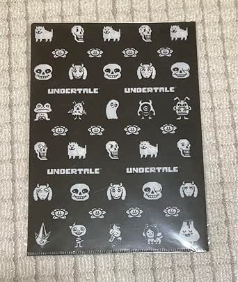 Amazon.co.jp: Undertale Clear File GEO Exclusive : Toys & Games