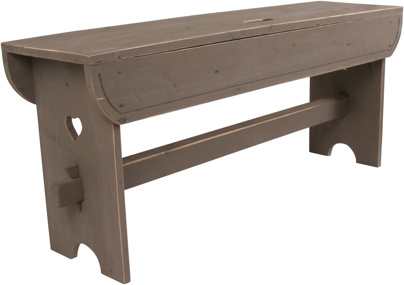 Amazon.com: Esschert Design CF07G Large Farm Bench, Warm Grey ...