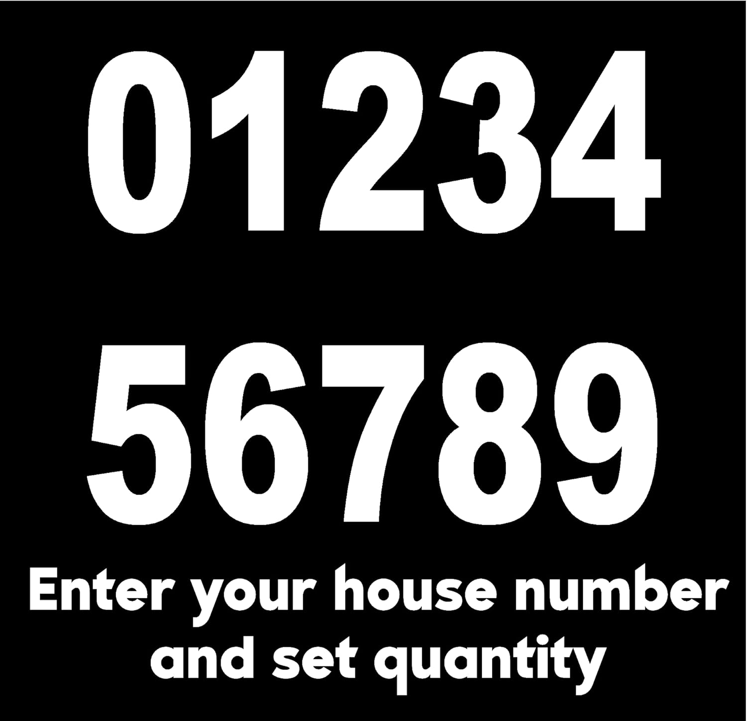 1234 Wheelie Bin Number Stickers Set - Vinyl, Easy Philippines | Ubuy