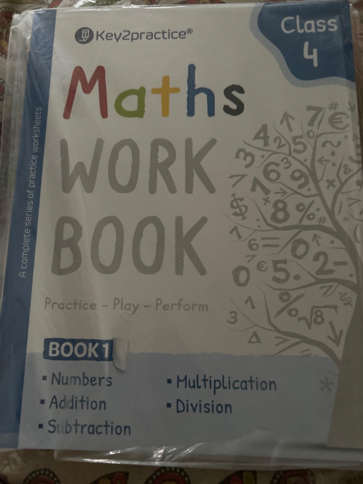 Key2Practice Maths Workbook For Class 4 (Set of 3) : Combo of (Numbers ...