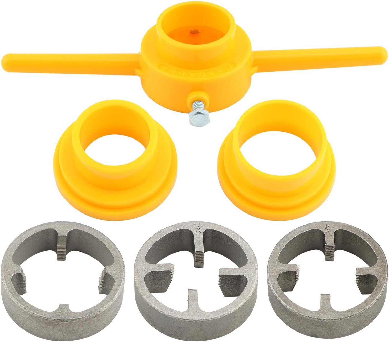 6Pcs PVC Thread Maker Tool, Pipe Threader Plumbing Tool Kit, Pipe ...