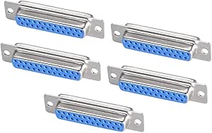 Amazon.co.jp: XYWHPGV D-sub Connector DB25 Female Socket 25 Pin Dual Row Port Terminal for ...