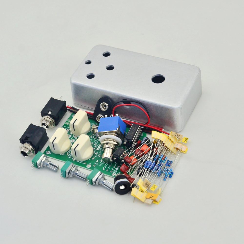 Amazon.com: Delay-1 DIY Guitar Pedal Kit With 1590B Aluminum Metal ...