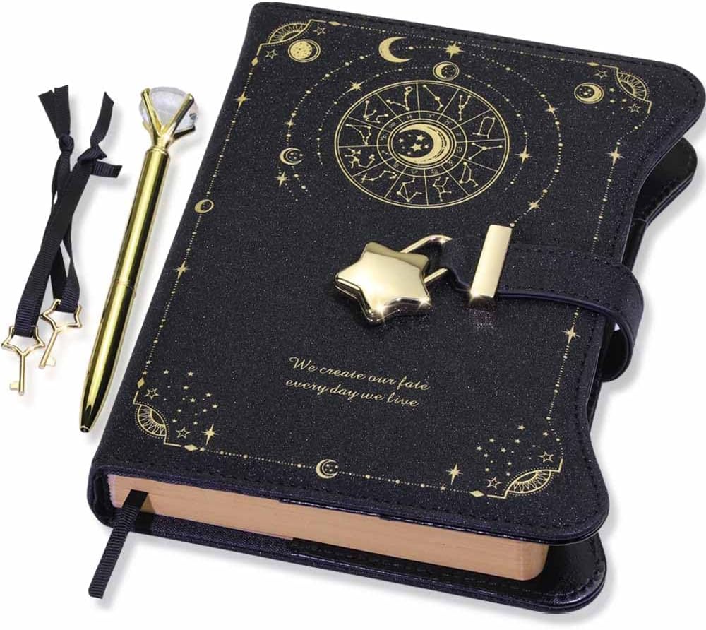 Hoci Poci Diary with Lock and Keys for Girls Gift Ideas, Refillable ...