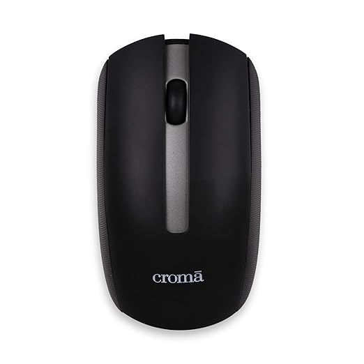 Amazon.in: Buy Croma Wireless Mouse, 2.4 GHz with USB Nano Receiver ...