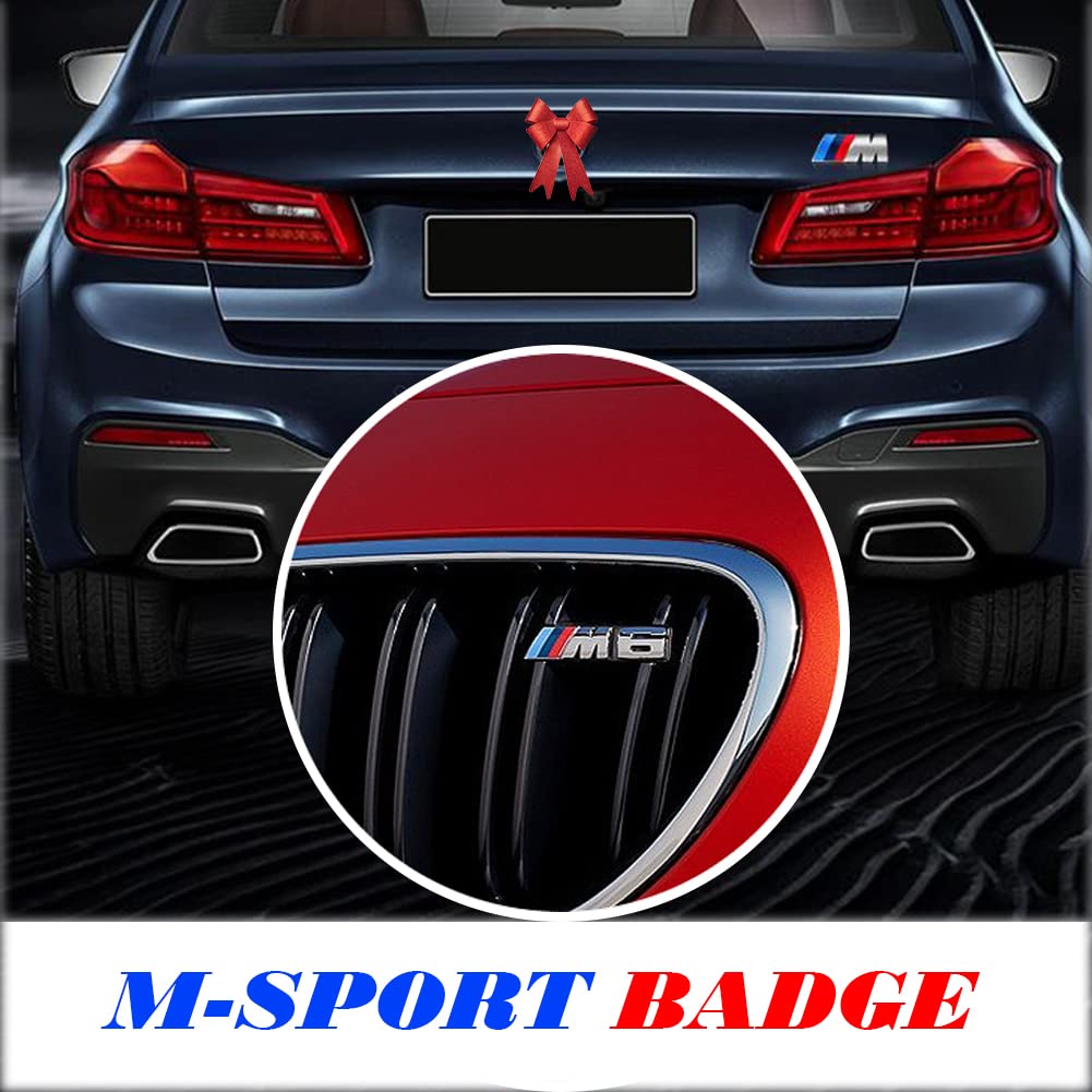 3pcs M Badge Rear Emblems Fender Side Emblems Front Grille | Desertcart ...