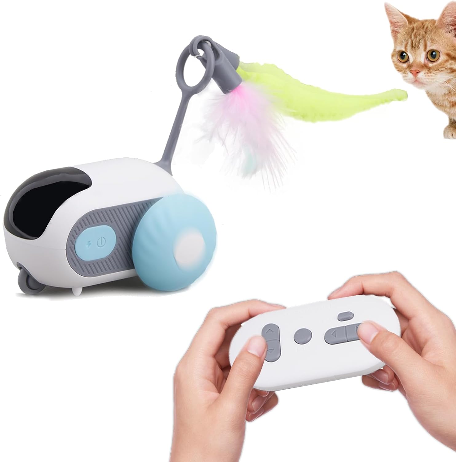 Petgravity Cat Toys for Indoor Cats, Interactive Smart Cat Exercise ...