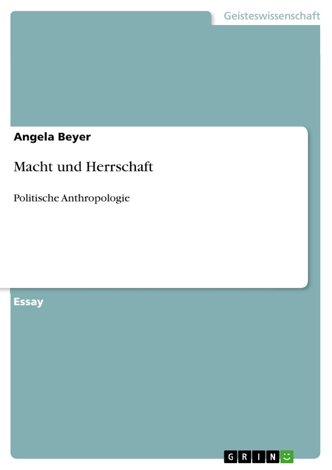 Macht und Herrschaft : Beyer, Angela: Amazon.in: Books