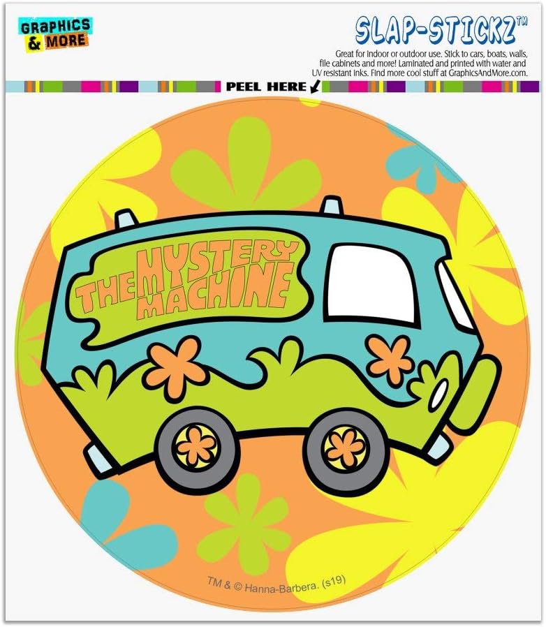 Amazon.com - Vinyl Sticker Scooby Mystery Machine Premium Quality ...