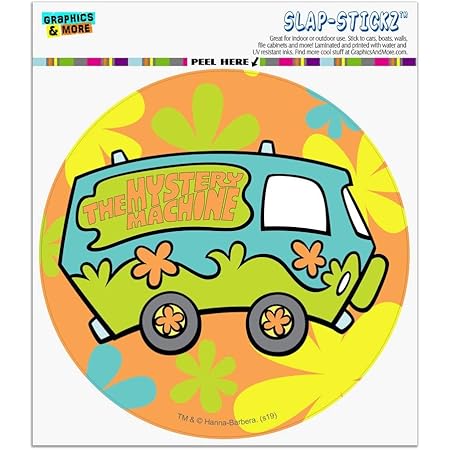 Amazon.com - Vinyl Sticker Scooby Mystery Machine Premium Quality ...