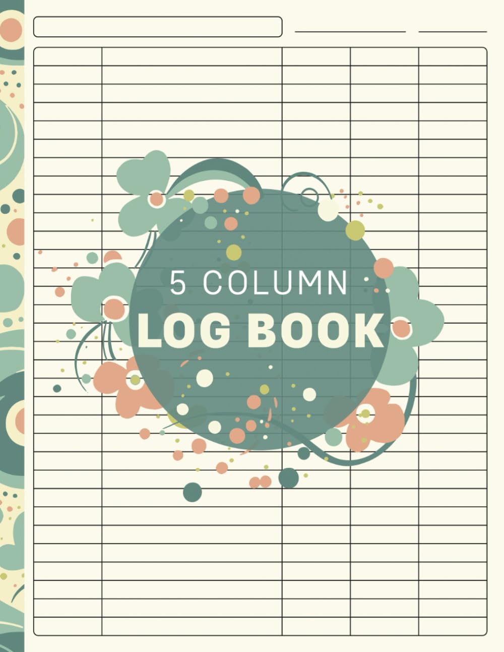 Amazon.com: 5 Column Log Book: Five Column Notebook for Business ...