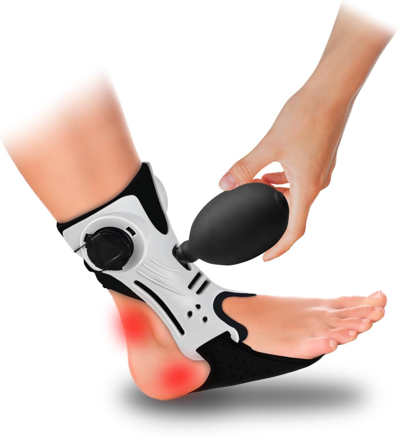 Amazon.com: VikYel Plantar Fasciitis Night Splint with Inflatable ...
