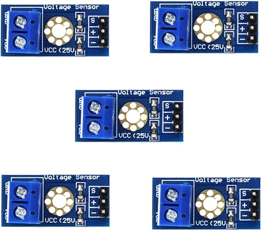 HiLetgo 5pcs Voltage Detection Module DC 0~25V Voltage Sensor for ...