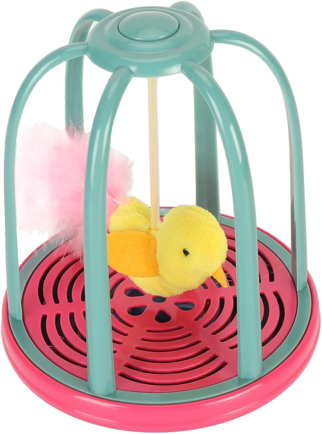 Amazon.com : SYH&AQYE Interactive Cat Feather Toy, Electric Bird Cage ...
