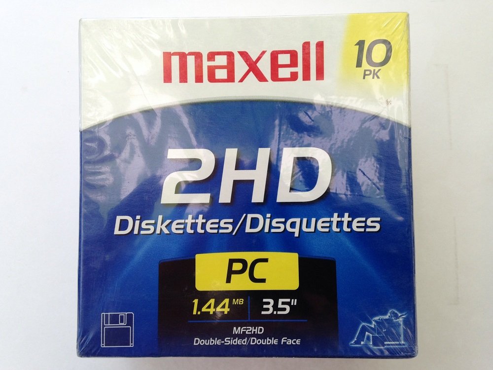 Maxell 3.5 HD 1.44MB Pre-Formatted MF2HD 10-Pack - Buy Maxell 3.5 HD 1 ...