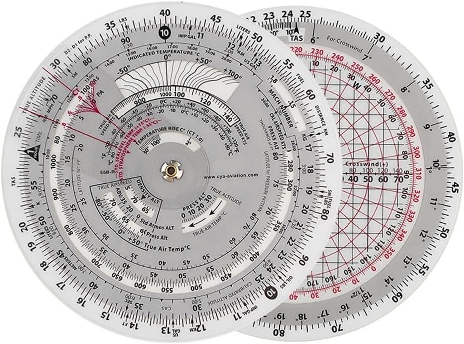Aviation Plotter Flight Ruler, Plotter Circular Slide Rule, Computer ...