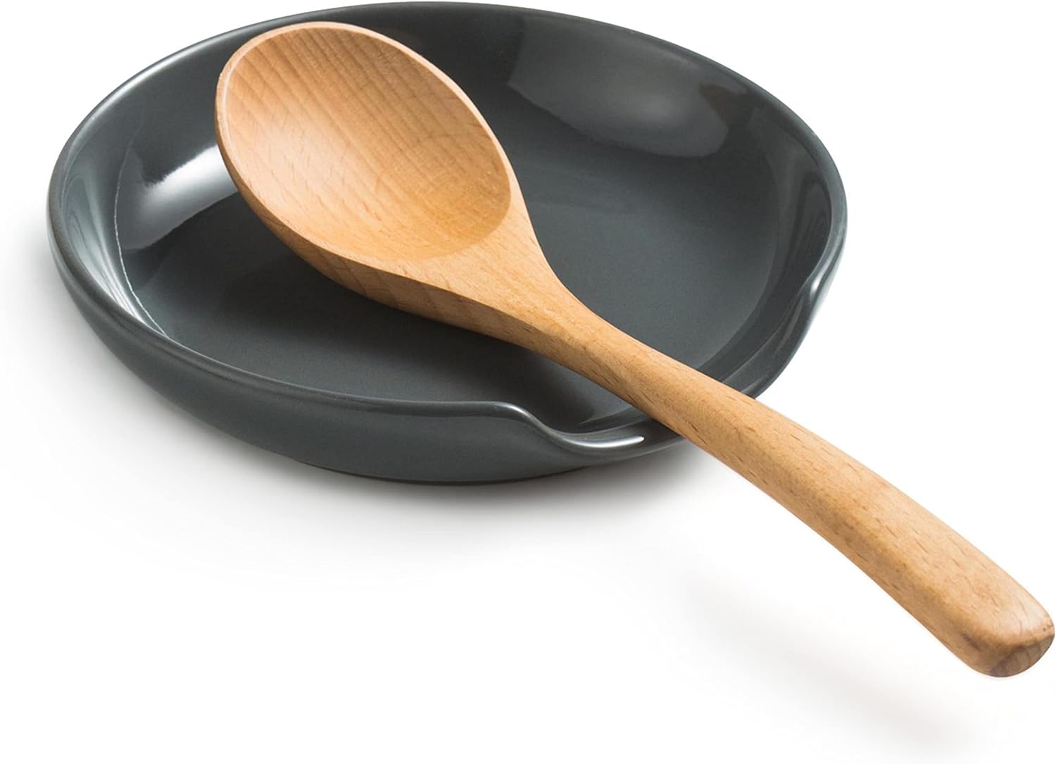 Amazon.com: Miamolo Porcelain Spoon Rest with Drip Tray for Multiple ...