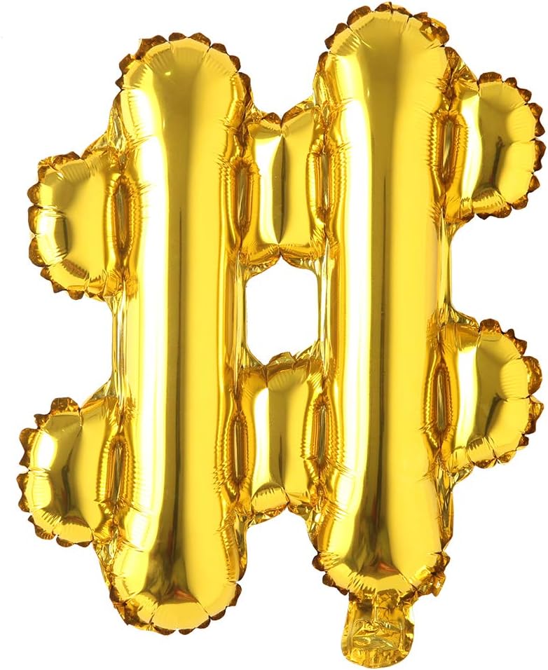 Amazon.com: Anagram Symbol% Silver Foil Balloon, 34",33007 : Home & Kitchen