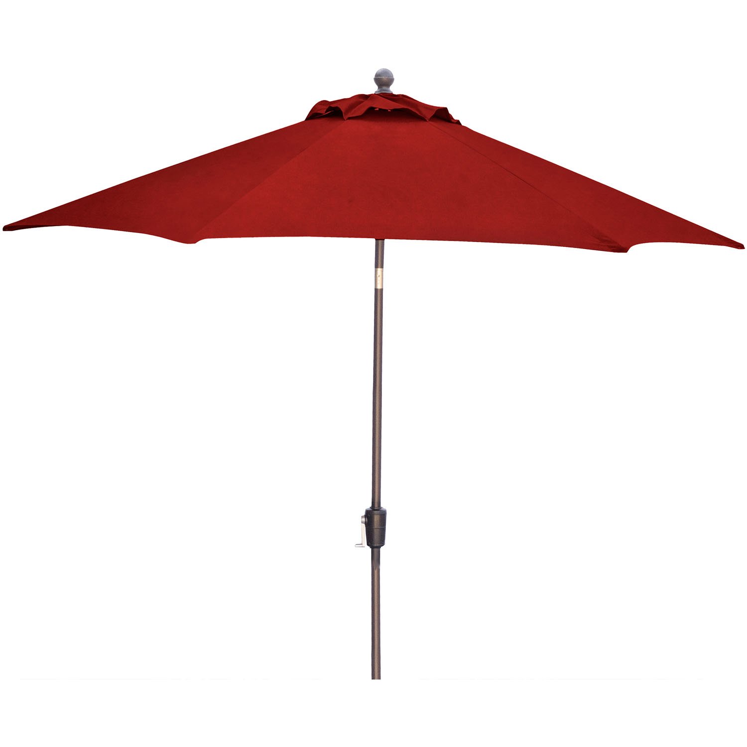 Amazon.com : Hanover Traditions 11' Market Outdoor Umbrella in Red, All ...