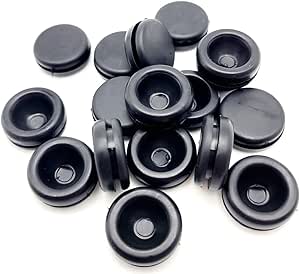 Amazon.com: 1/2" Solid Rubber Grommet Panel Knockout Plugs for 1/16 ...
