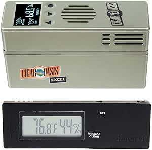 Cigar Oasis EXCEL 3.0 Electronic Cigar Humidifier with Caliber IV ...