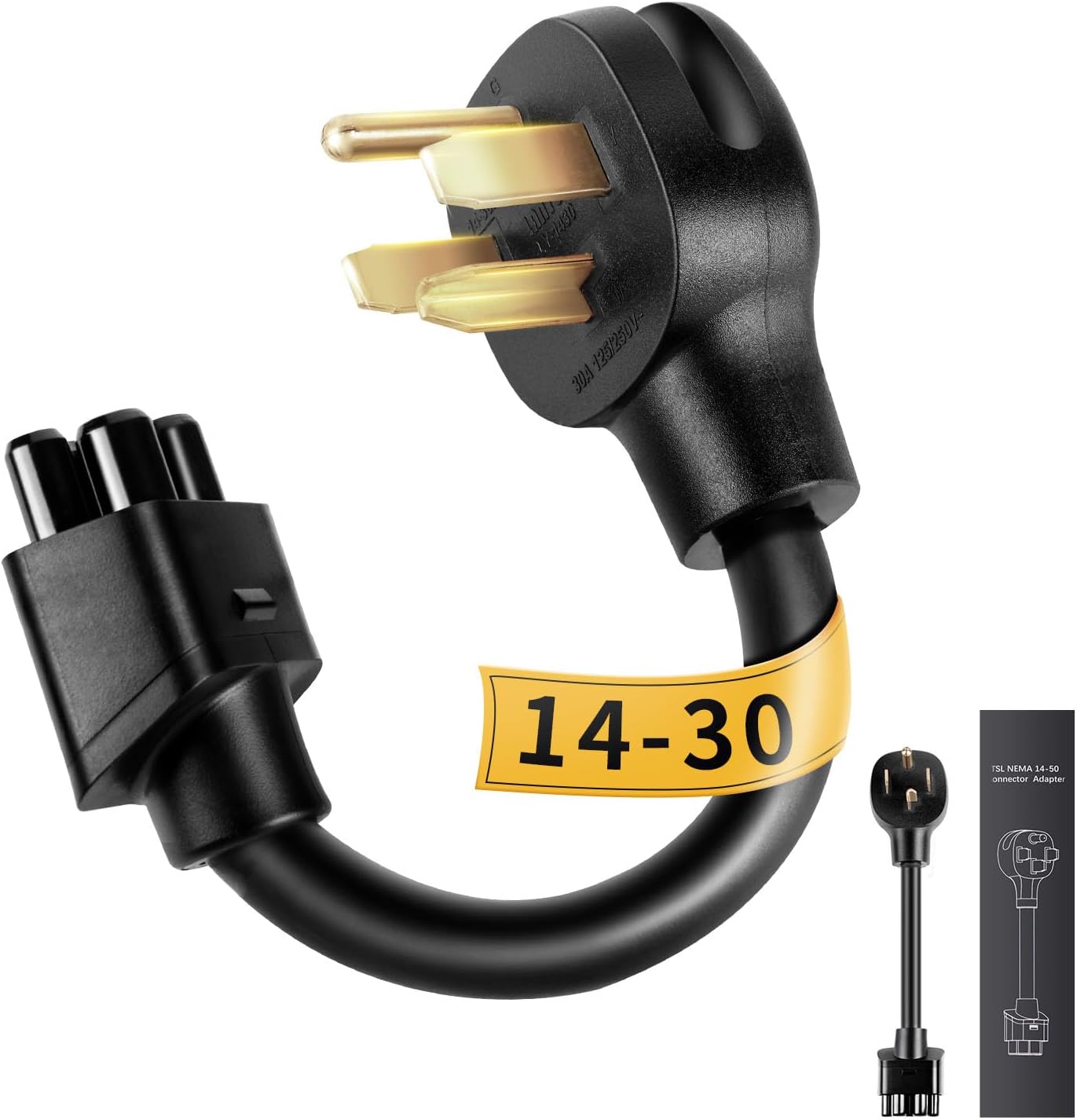 Amazon.com: Tesla NEMA 14-30 Gen II Mobile Connector Smart Adapter ...