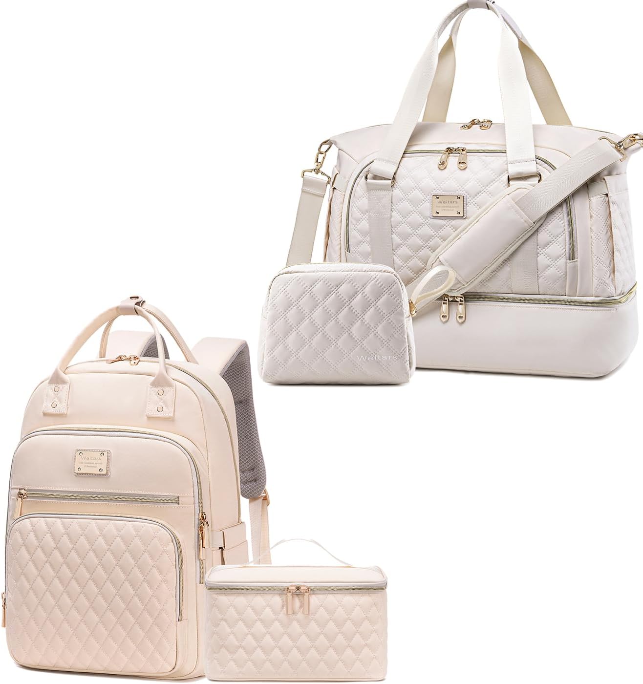 Amazon.com | Weitars Travel Duffel Bag & Weitars Lunch Backpack for ...