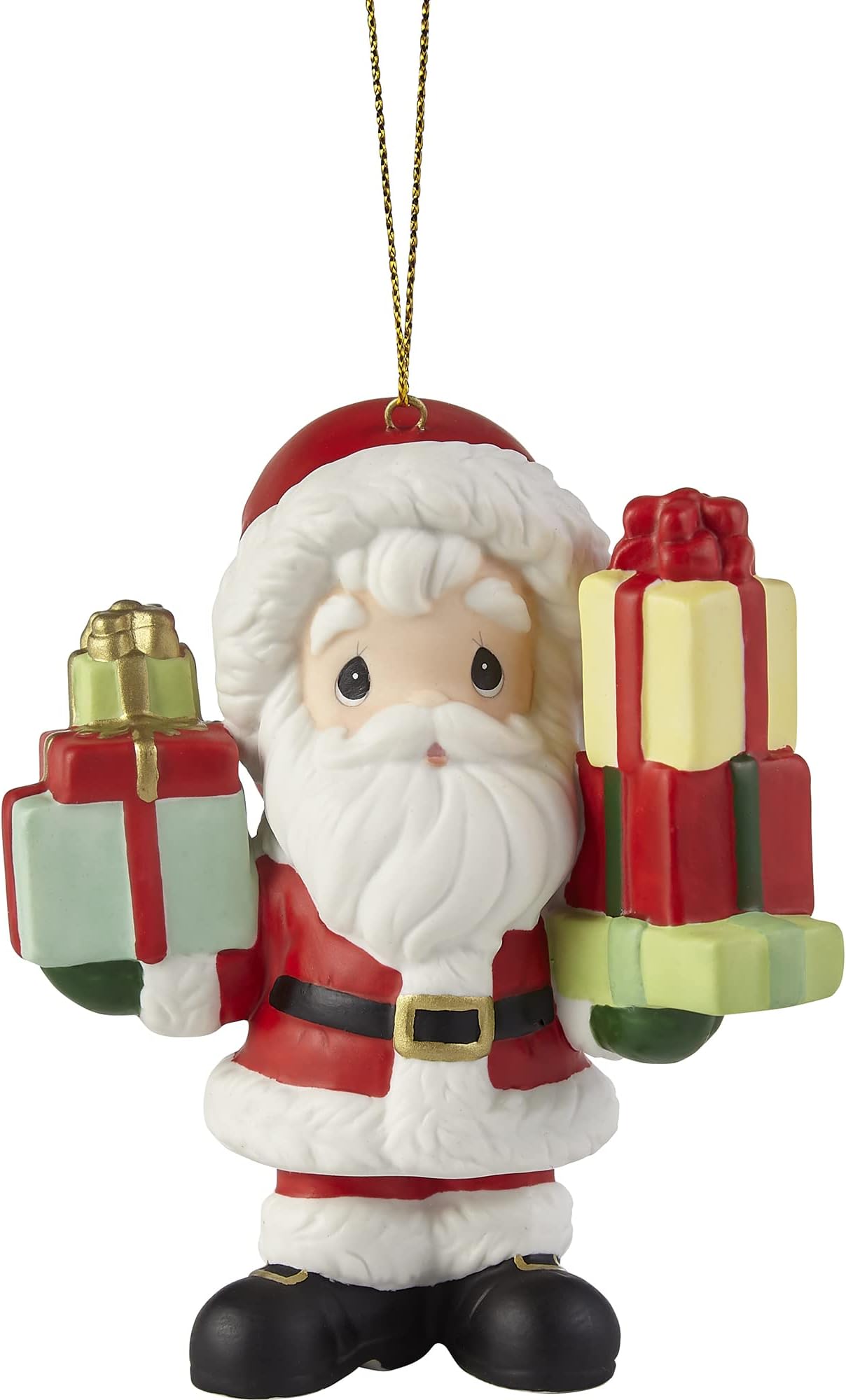 Amazon.com: Precious Moments Annual Santa Ornament | You Make Christmas ...