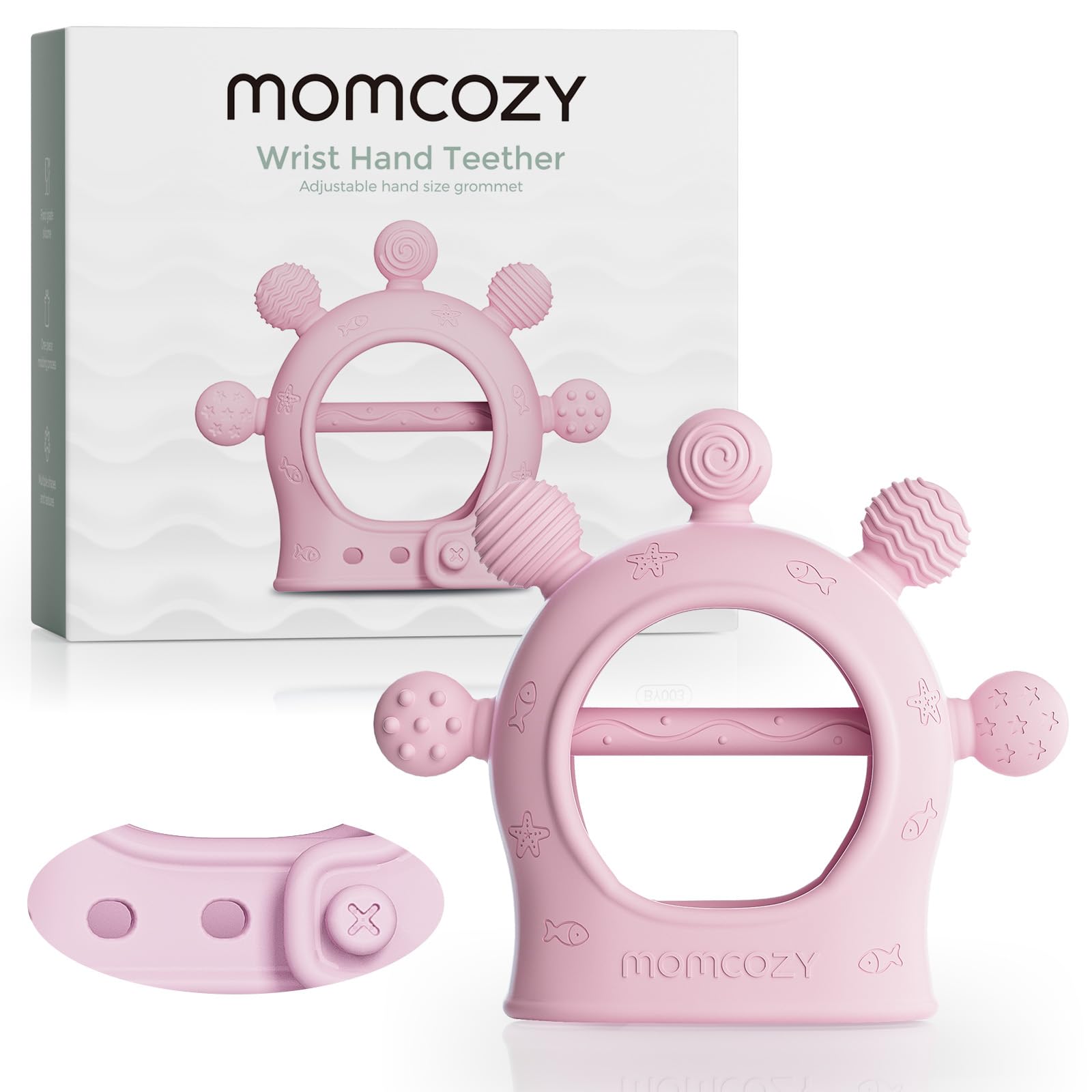 Amazon.com : Momcozy Baby Teether Toys | Baby Teething Toys | Baby ...
