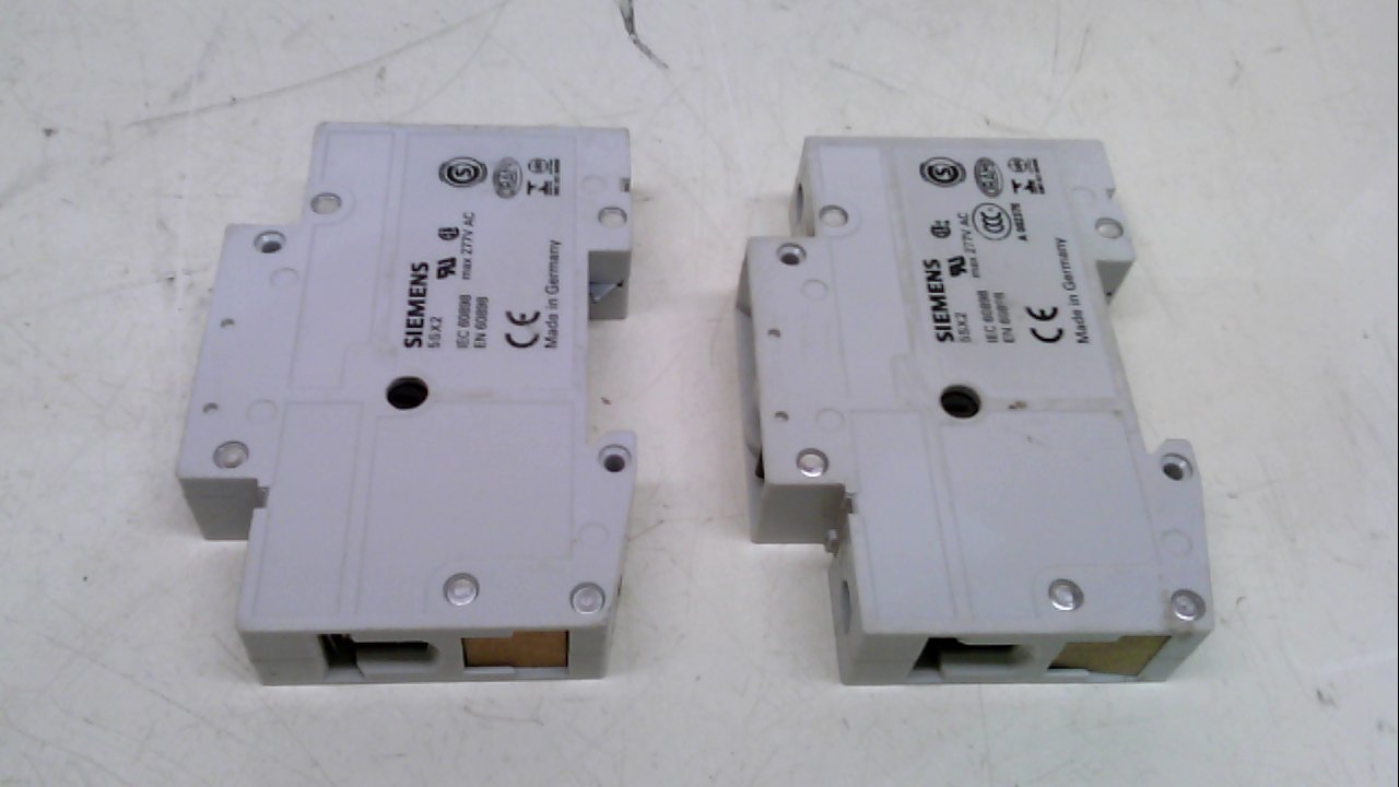 Siemens 5Sx21 C5 - Pack of 2 - Circuit Breaker, 1Pole, 230-400Vac, 5A ...