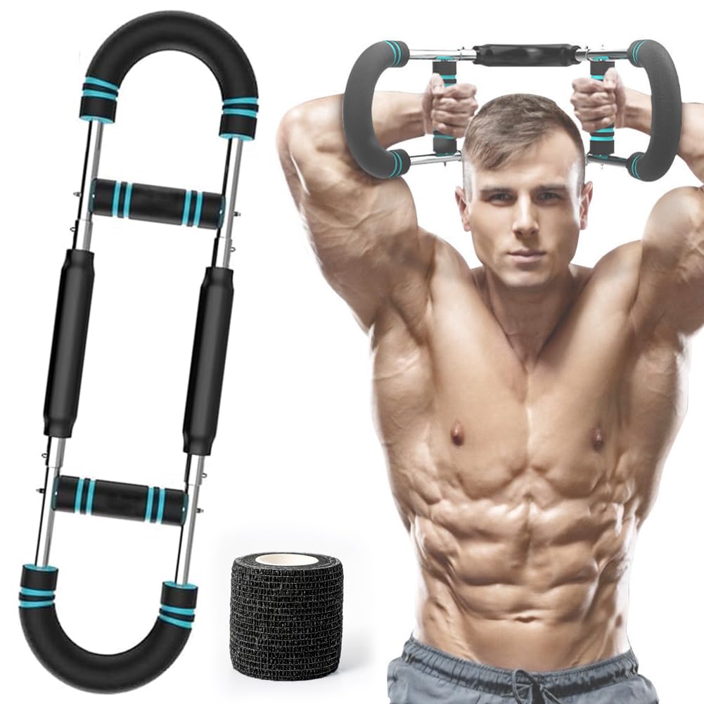 LEFUS Ejercitador de Brazo Ajustable ,Ejercitador de Resorte,Equipo ...