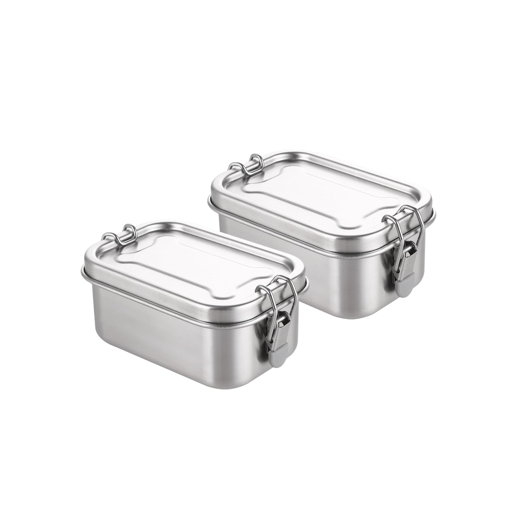 Misichao Small Stainless Steel Food Storage Containers - 400 ml Set of ...