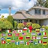 Amazon.com: LyButty 200 Countries International Stick Flags of the ...
