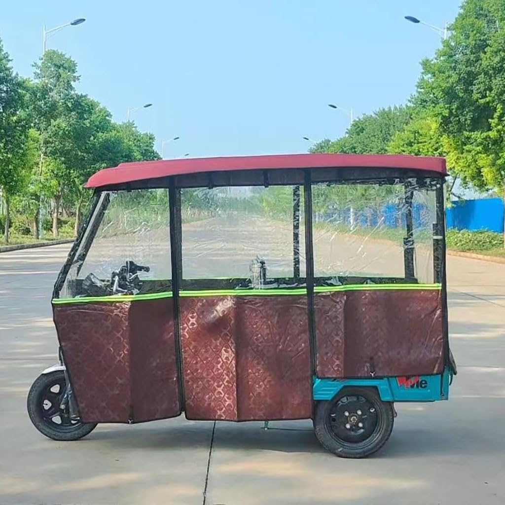 Amazon.com: Fully Enclosed Sanbengzi Covers,Translucent rain Curtain ...