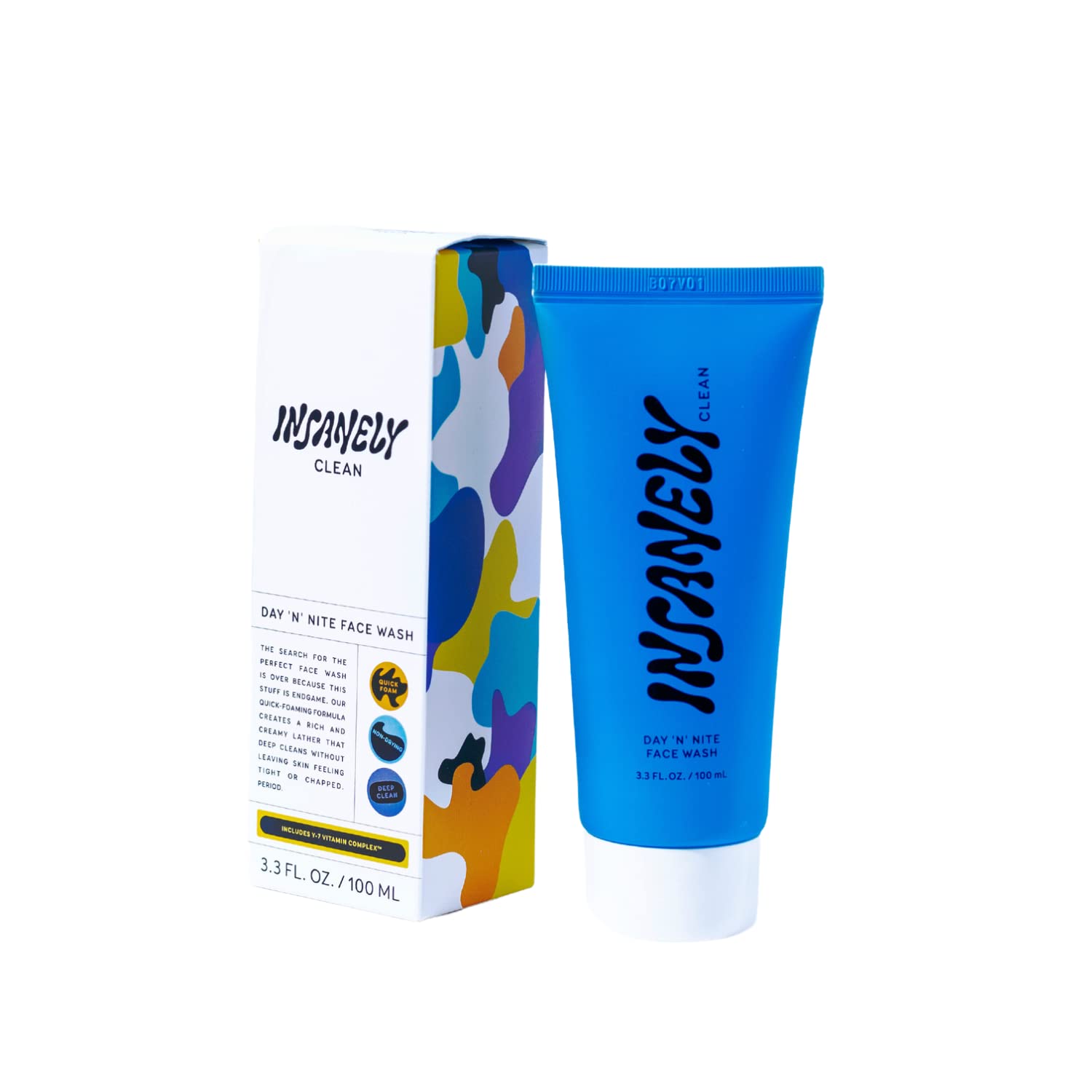Amazon.com: Insanely Clean Day 'N' Nite Face Wash for Men - Quick ...