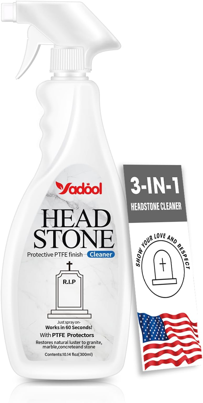 Amazon.com: KleanLogik Headstone Cleaner For Graves & Memorials ...