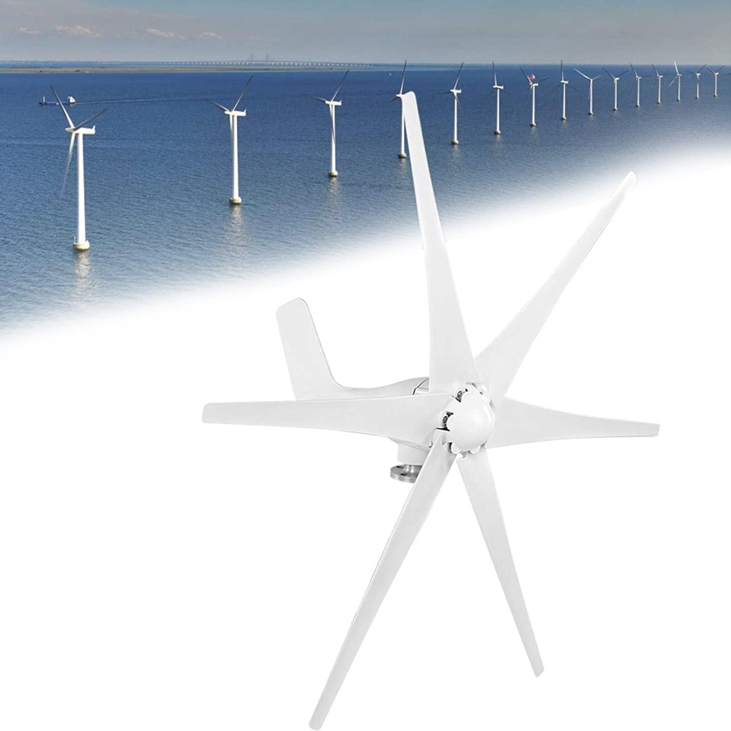 Amazon.com: Wind Turbine Generator Kit 1000W/1500W 12V/24V Wind Power ...