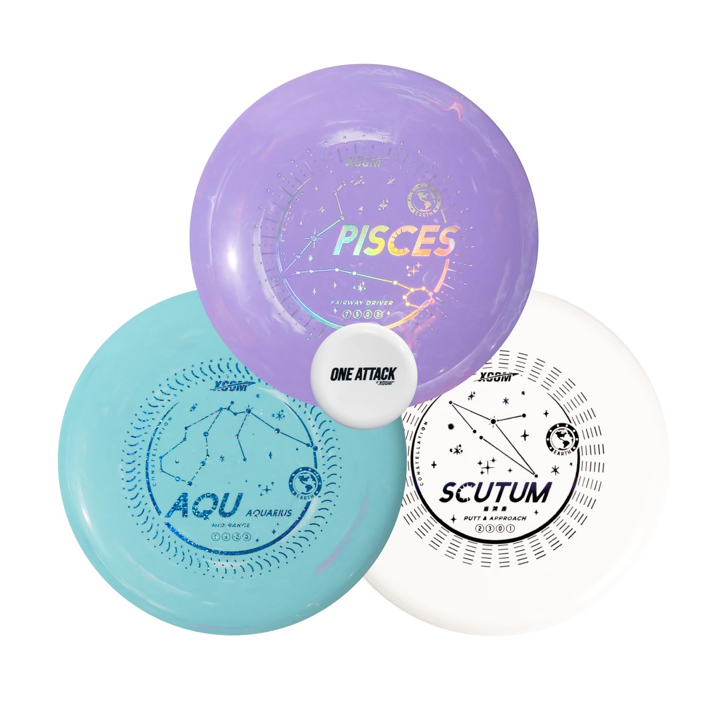 Amazon.com: ONEATTACK Professional PDGA Starter Disc Golf Set, Included ...