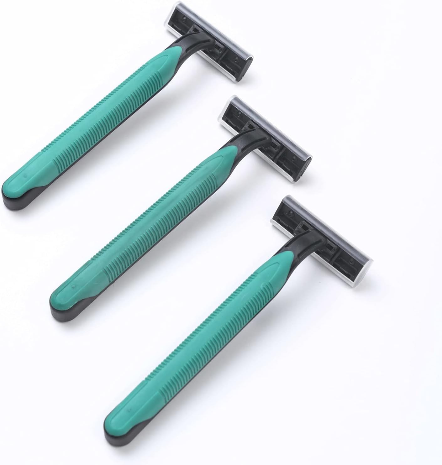 (100 Pack) Disposable Razors with Individually Wrapped, Twin Stainless ...