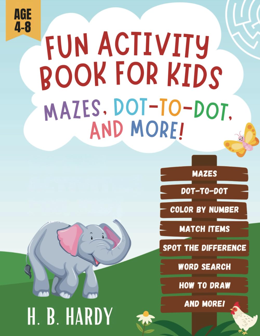 Fun Activity Book For Kids - Mazes, Dot-to-Dot, And More!: Brain Games ...