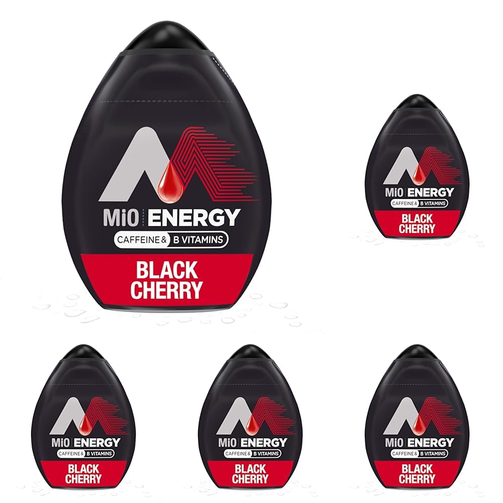 Amazon.com: MiO Energy Black Cherry Naturally Flavored Liquid Water ...