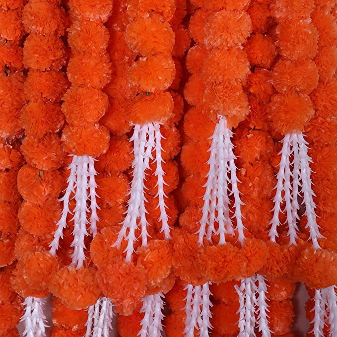Buy SHREYA-FASHION® - Wedding Decorations Marigold Genda Phool Mala ...