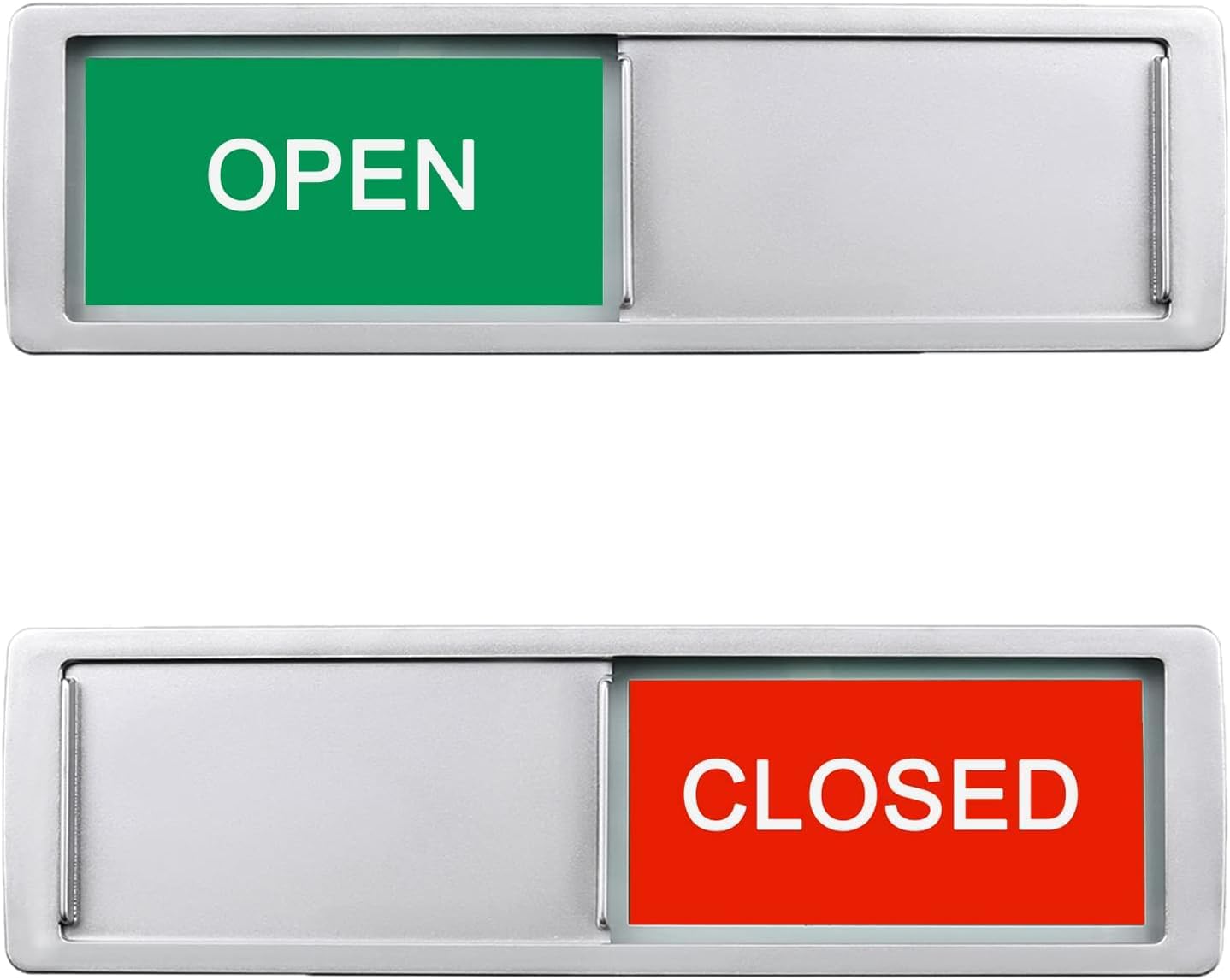 Amazon.com : Signsxcel Open Closed Sign, Privacy Signs Open Slide Door ...