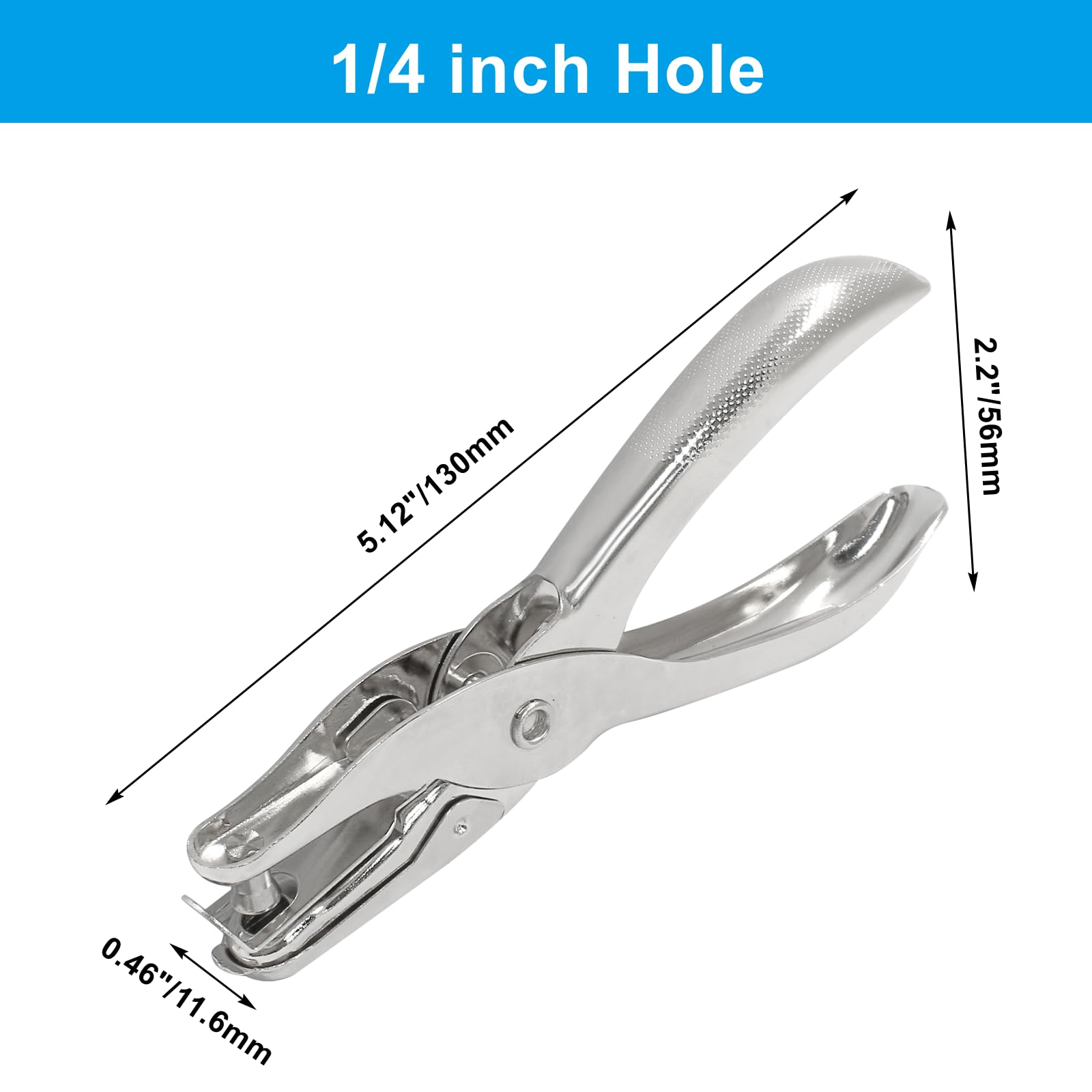 Snapklik.com : Rierdge 3Pcs 1/4”/ 6mm Small Mini Metal Hole Punchers ...