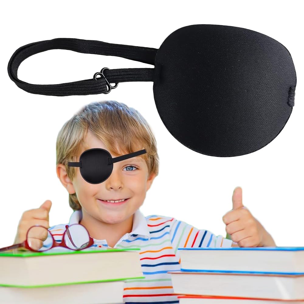 Eye Patch Single Eye Patch Pirate Eye Patch,Elastic Eye Patch Lazy Eye ...