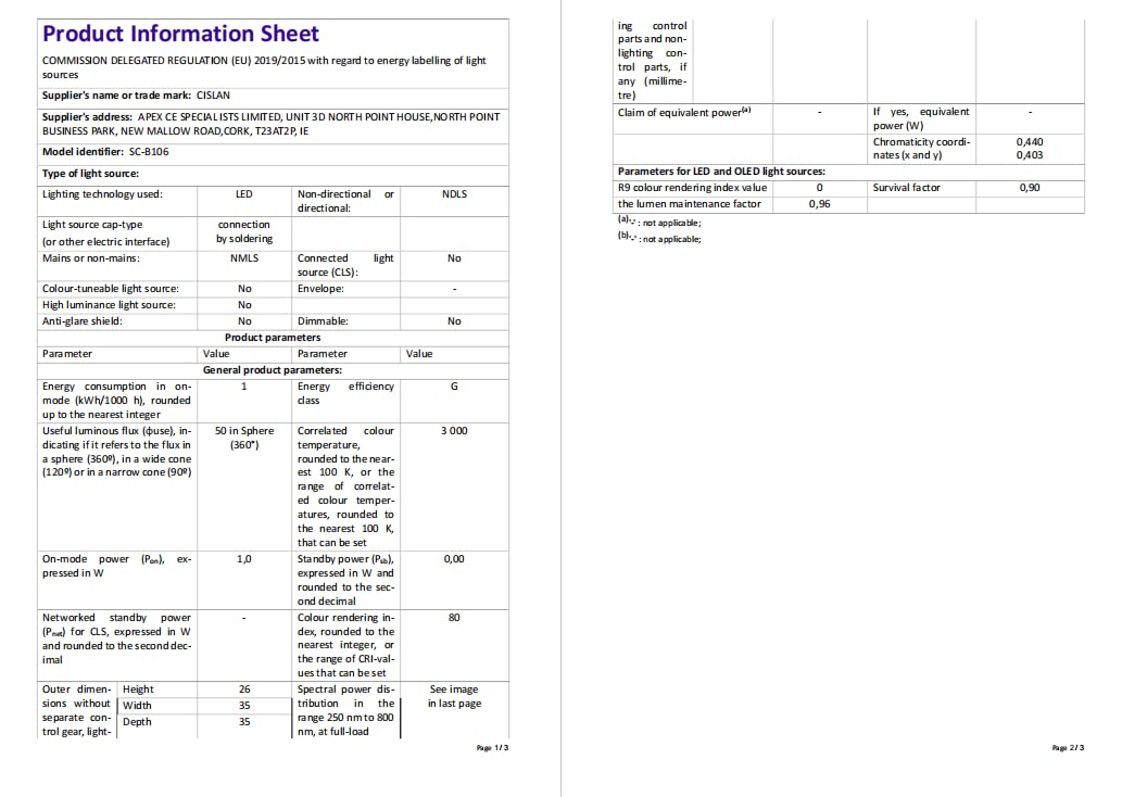 Long Life Lamp Company IP68 Outdoor LED Decking Lights 30mm Round Blue ...