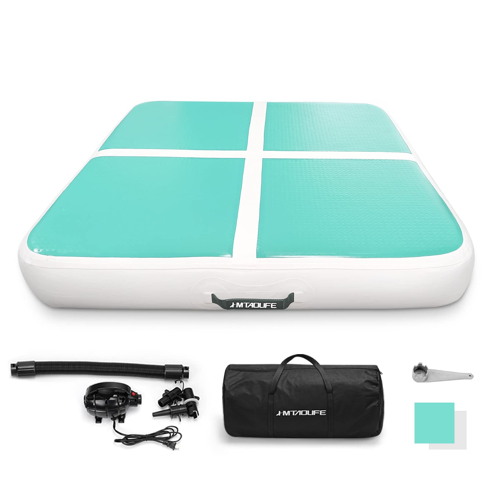 Hmtaolife Gymnastics Mat Air Tumble Track[with SHOULDER STRAP], 6.6/10 ...